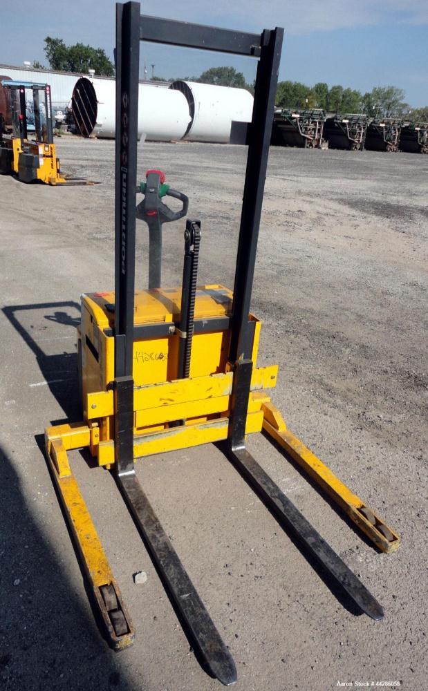 Used Multition MCI Corp Electric Walk Behind Straddle Stacker, 2204 P