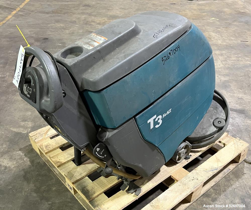 Used- Tennant Floor Scrubber, Model T3 20". 20" d