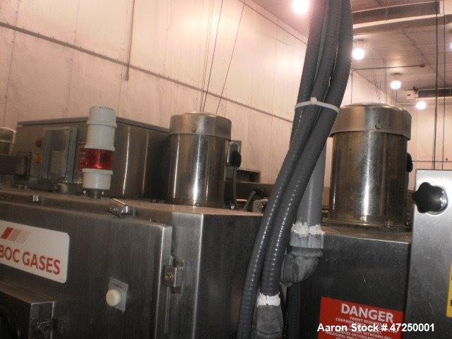 Used BOC Gases Freeze Tunnel, Model KFIT26.10M. Liquid nitorgen, 460