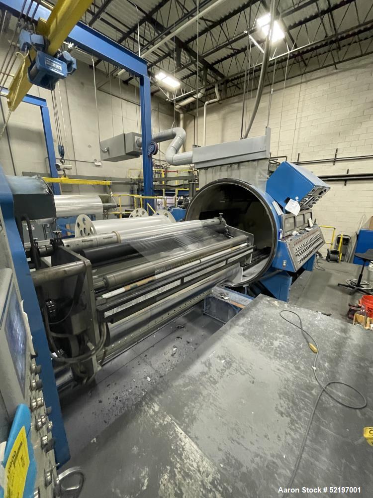 UsedDarly Custom Fabricators Vacuum Metallizer; Web width 88"; Unwind