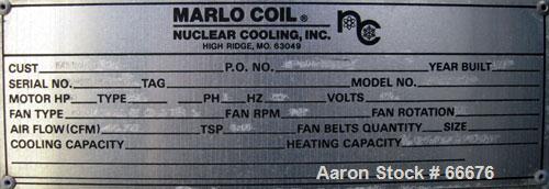 Used Marlo Roof Mount Air Make Up Unit, Model STH540. Down discharge