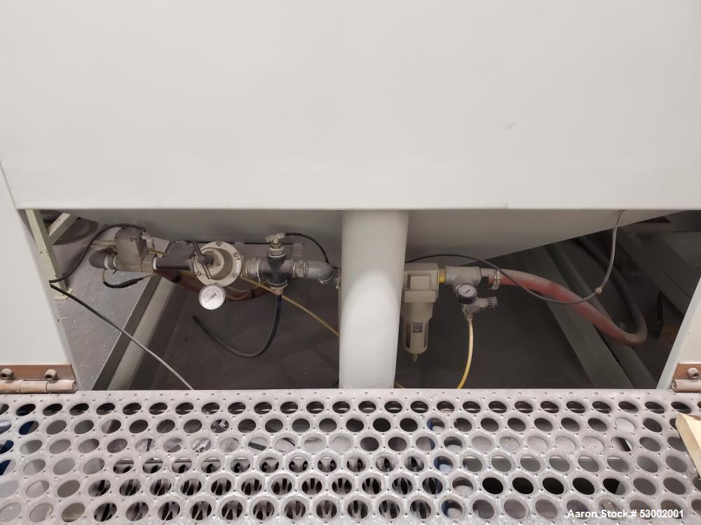 Used MaxiBlast Plastic Media Blast Cabinet. Last used to remove mold