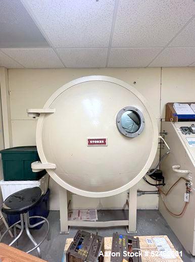 UsedStokes Front Loading Horizontal Batch Metalizer, Model 426-4, In