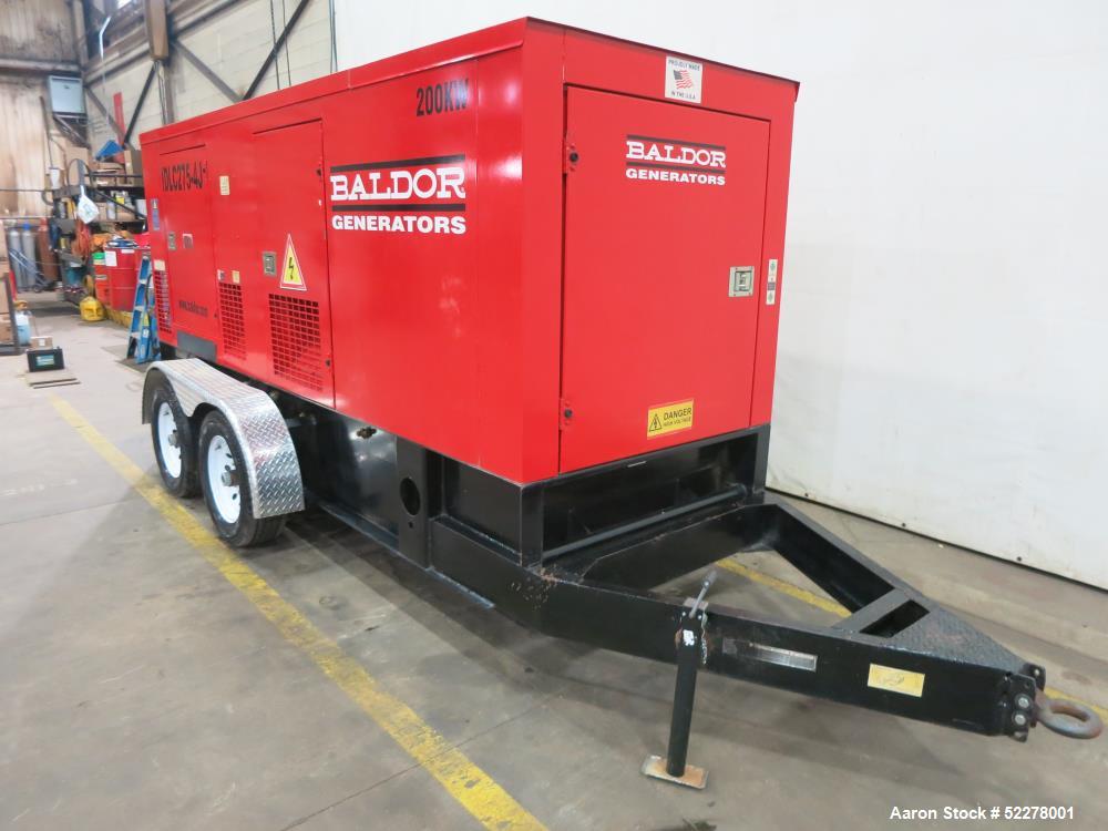 Used Baldor 200 kW Standby (180 kW prime) Rental Grade Portable Diese