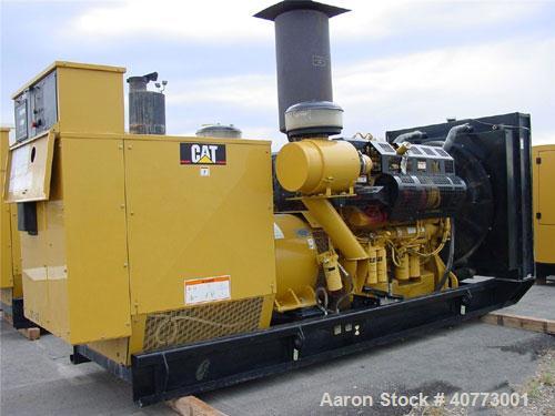 UsedCat diesel generator set, 800 kW standby, 725 kW prime rating,Cat