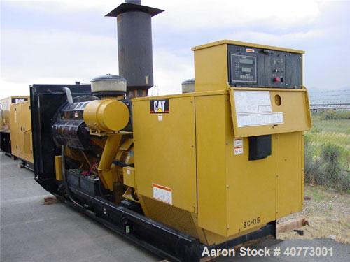 UsedCat diesel generator set, 800 kW standby, 725 kW prime rating,Cat