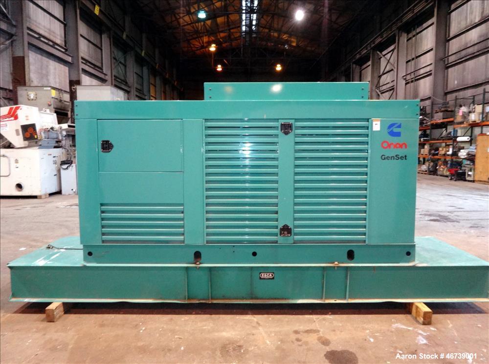 Used Cummins 250 kW standby diesel generator set, model DFAC - 496058