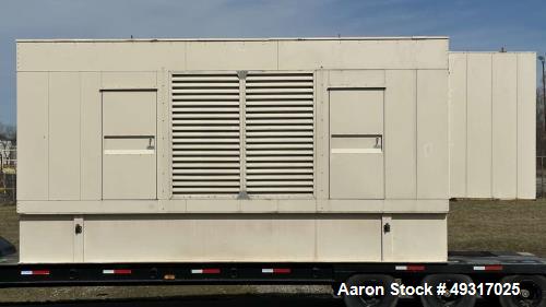 Used Cummins 1250 kW Standby (1100 kW prime) Diesel Generator Set, Mo