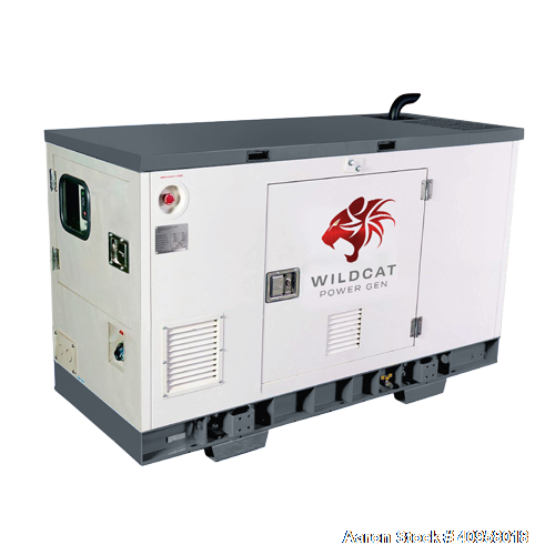 Unused- Wildcat 15kW Generator Tier 4 Final Single Phase-120/240V The
