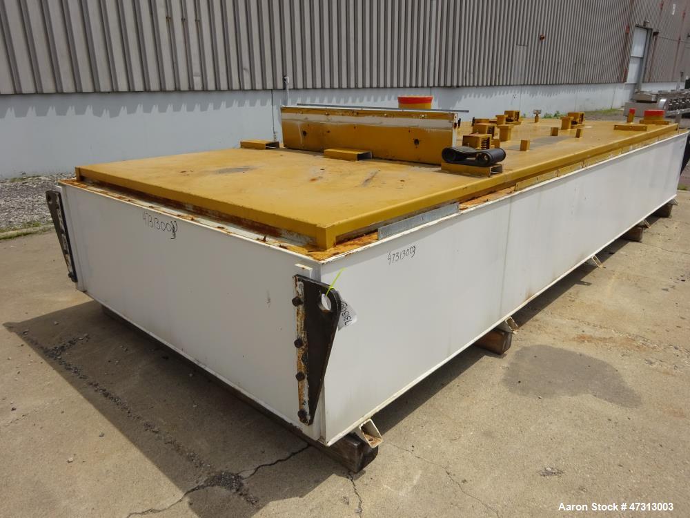 Used2000 gallon fuel tank, 232" x 84" x 32"T chamber