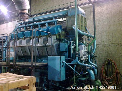 UsedSACM-Wartsila Group Diesel Generator, type G12VS / PA100560. Effe