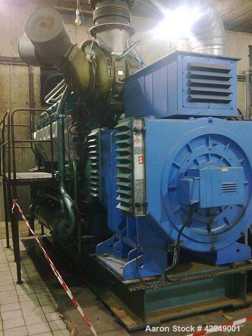 UsedSACM-Wartsila Group Diesel Generator, type G12VS / PA100560. Effe