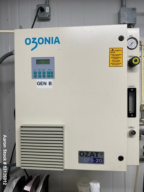 Used OZAT CFS-3 2G Ozone Generator, Requires 1.72 SCFM at 29 PSIG to