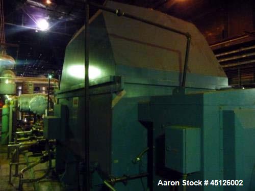 Used Elliot 11MW Back Pressure Steam Turbine Generator Set. ABB AMS 8