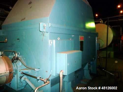 Used Elliot 11MW Back Pressure Steam Turbine Generator Set. ABB AMS 8