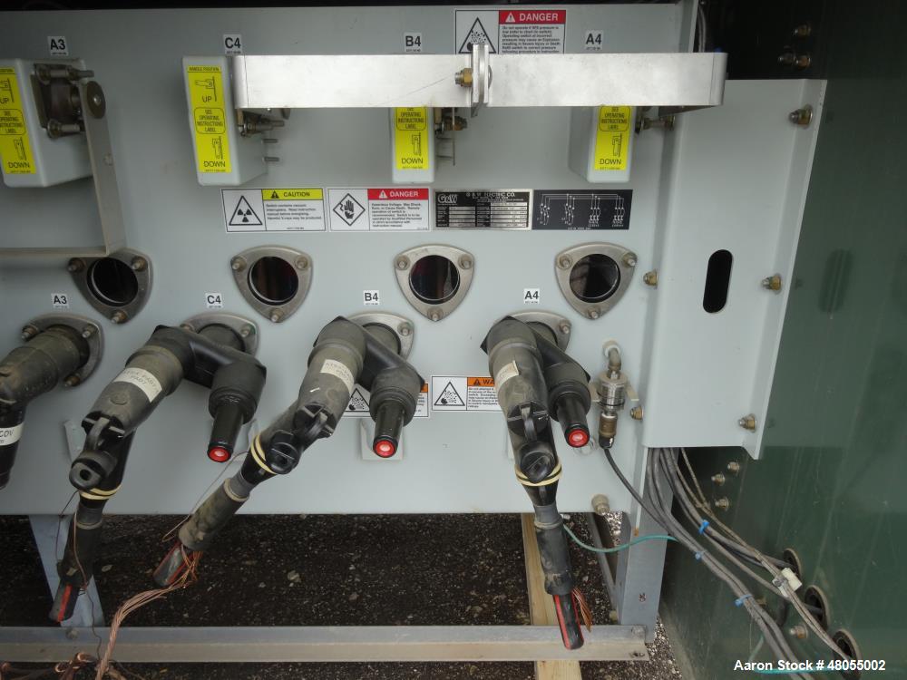 Used G & W Electric Padmount Style Gas Insulate Switchgear, Catalog#