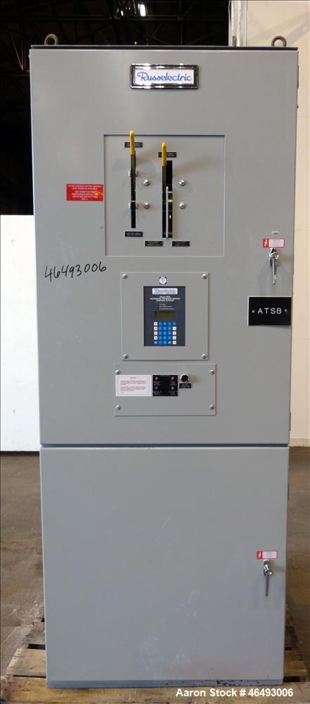 Used Russelectric Dual Operator Automatic Transfer Switch, Model RTBD