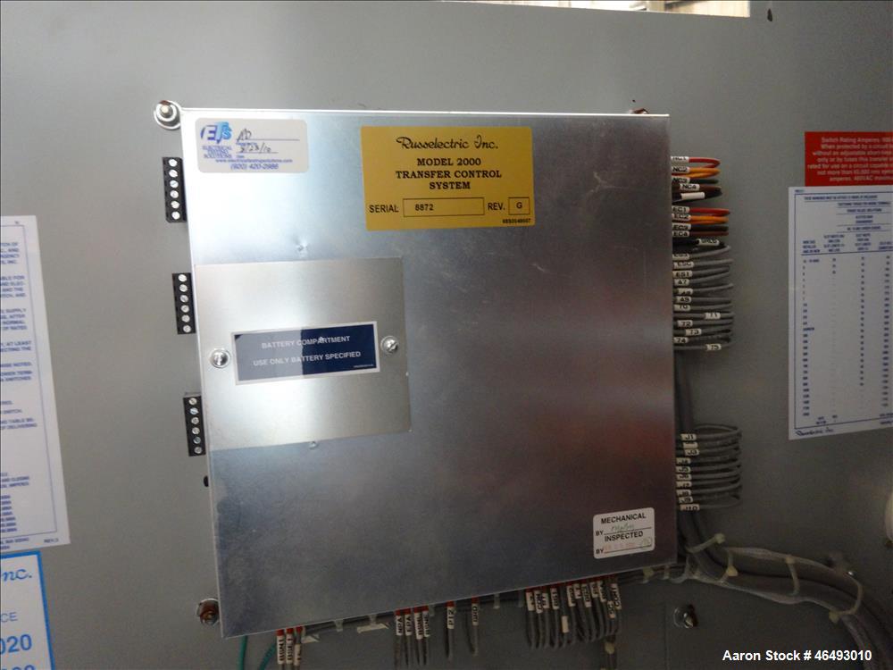 Used Russelectric Dual Operator Automatic Transfer Switch, Model RTBD