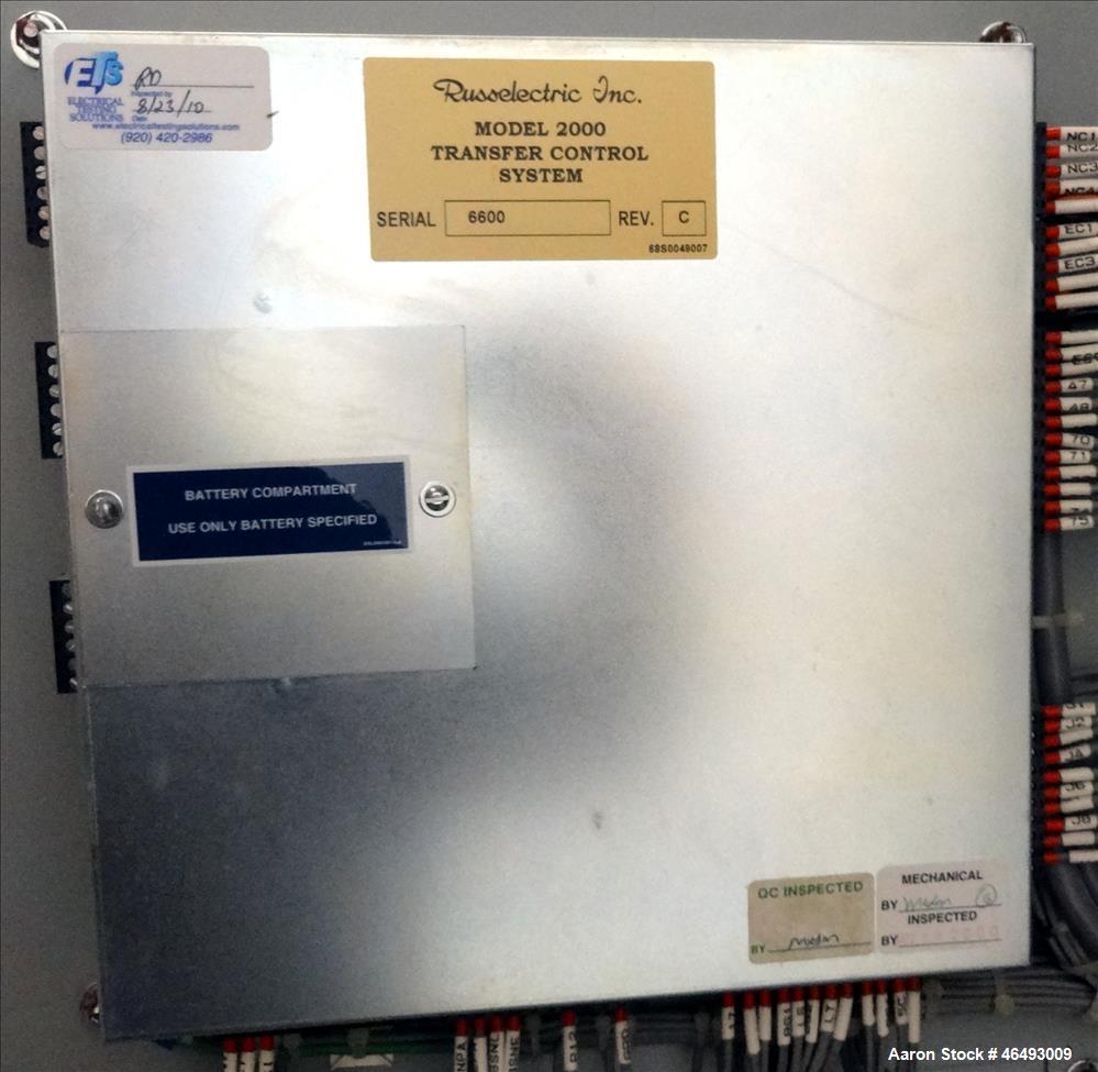 Used Russelectric Dual Operator Automatic Transfer Switch, Model RTBD