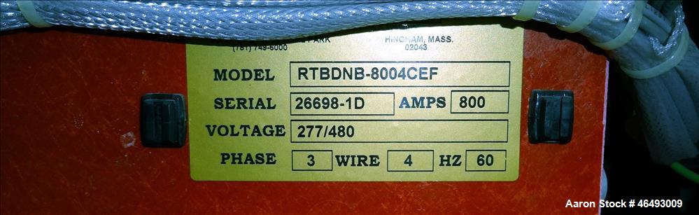 Used Russelectric Dual Operator Automatic Transfer Switch, Model RTBD