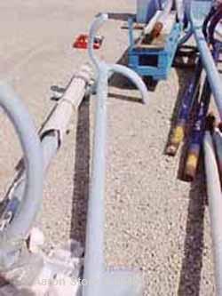 USED: Pfaudler 1000-1500 gallon agitator. 129" - 3-1/2" OD, 44" span.