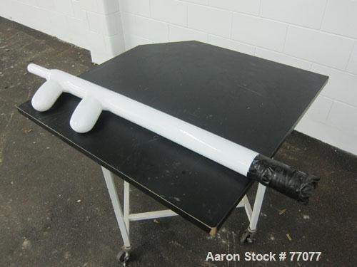 Used Pfaudler Glass Lined 2 Finger Baffle, Approximate 200 Gallon. 53