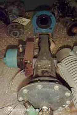 USED: Pfaudler 3" x 2" air actuated glass lined flush valve.