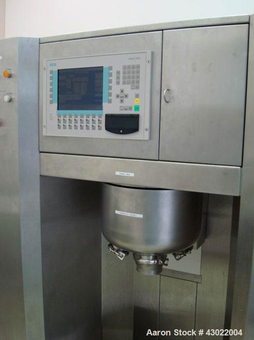 UsedBohle VMA 20V Single Pot High Shear Granulator. Volume 0.70 cubi