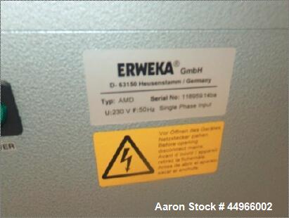 Unused Erweka Lab Size Oscillating Granulator, Model AMD, stainless s