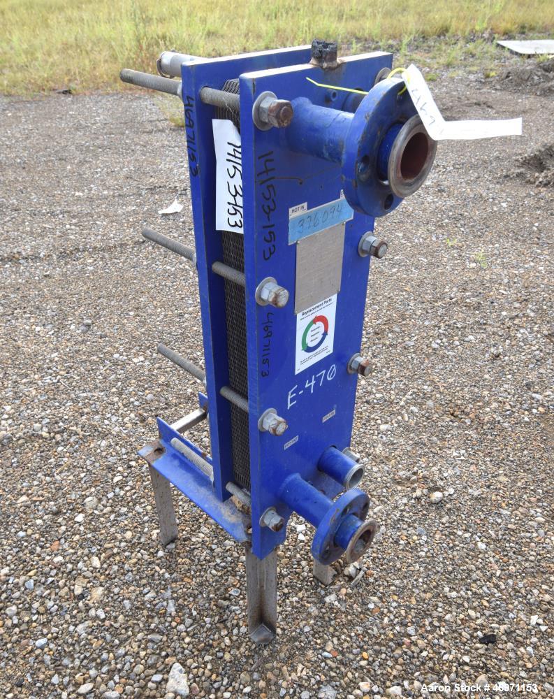 Used Mueller Plate Heat Exchanger, 32.2 Square Feet, Model AT10 C-20.