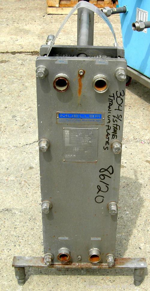 Used Mueller Accu-Therm Plate Heat Exchanger, Model AT10S/SF-10, appr