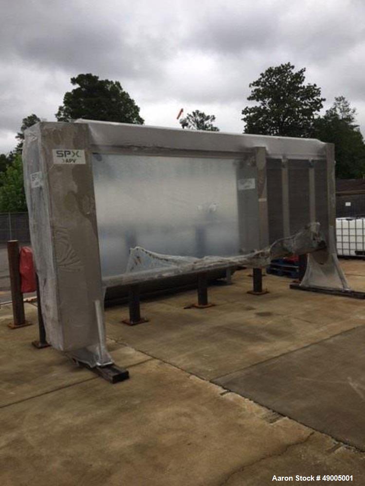 Unused- SPX APV Flow Plate Heat Exchanger, 1,617 Square Foot Heat Tra