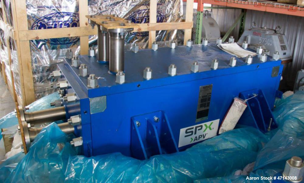 Unused - 414 Sq Ft SPX APV Cooler Lube Oil Heat Exchanger; Maximum Al