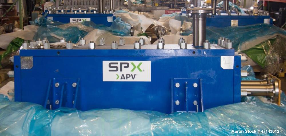 Unused - 414 Sq Ft SPX APV Cooler Lube Oil Heat Exchanger; Maximum Al