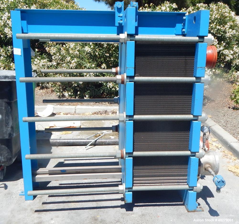 Used Tranter Superchanger Plate Heat Exchanger. Approximate 605.49 sq