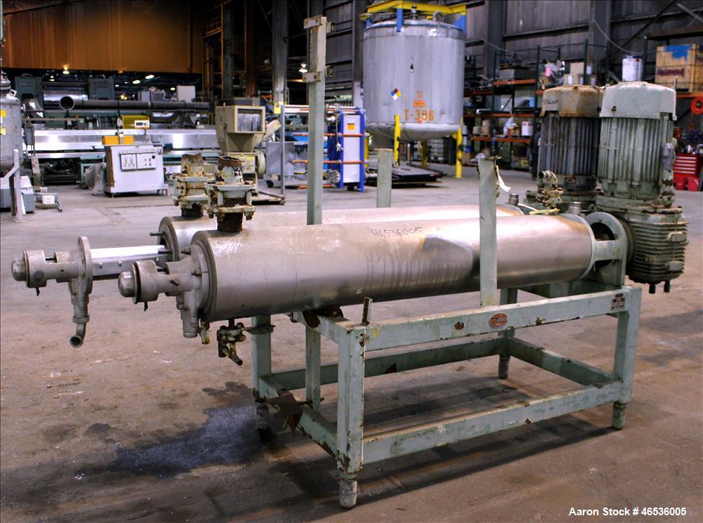 Used Votator Scraped Surface Heat Exchanger, Model C02F21, Approximat