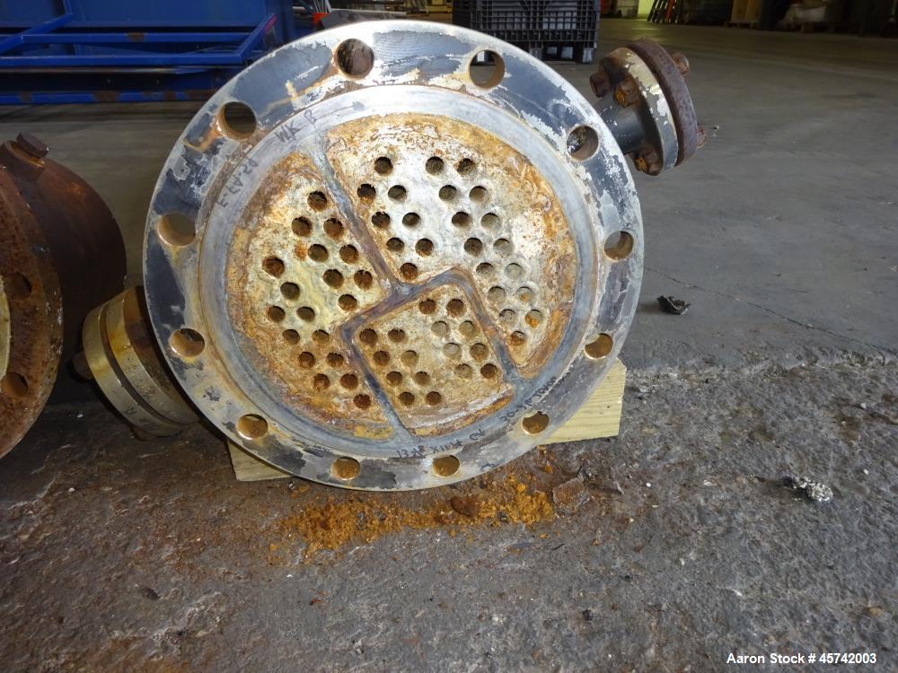Used Excell Multiple Pass Shell & Tube Heat Exchanger. Approximately