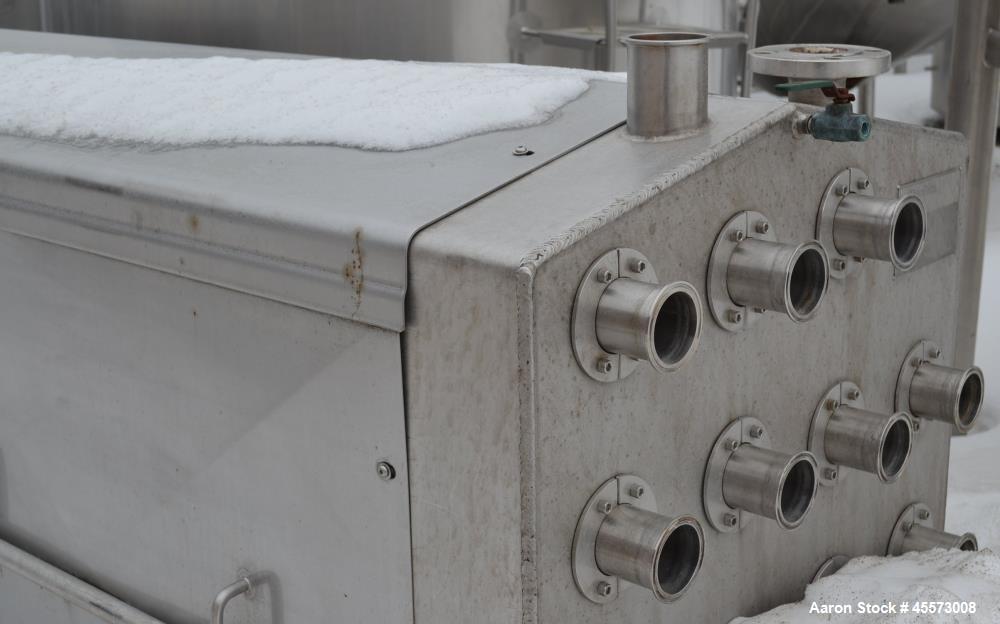 Used Fran Rica Shell & Tube Heat Exchanger, Approximate 183 Square Fe