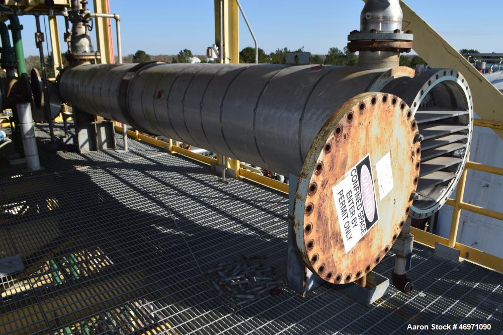 Used Yula 14 Pass Shell & Tube Heat Exchanger, Approximately 660 Squa