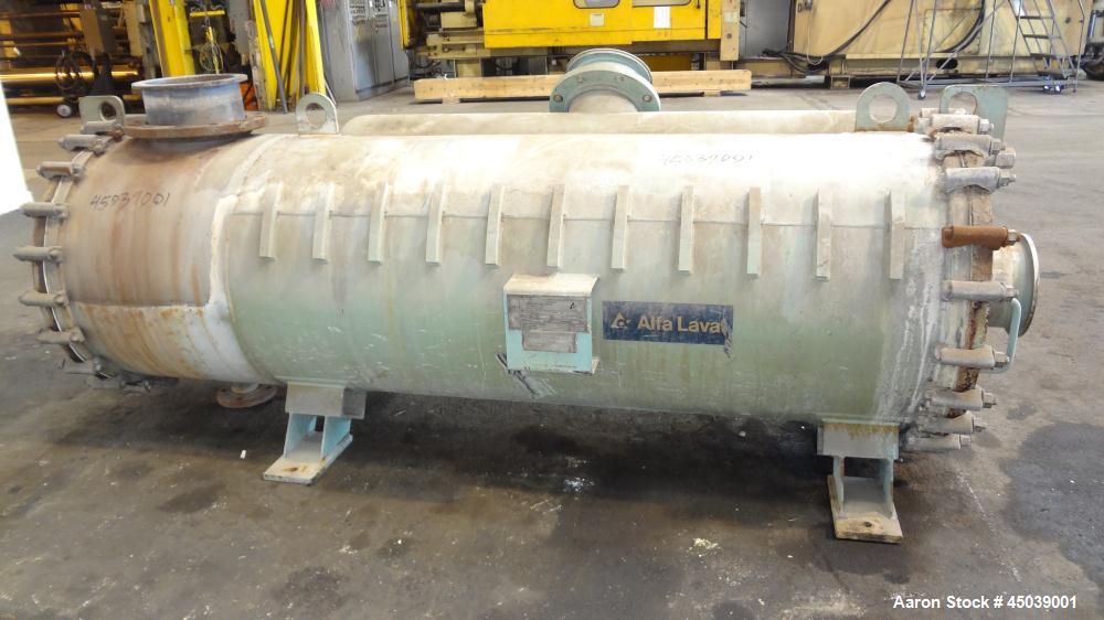 Used Alfa Laval Thermal Horizontal Spiral Heat Exchanger, 520 Square