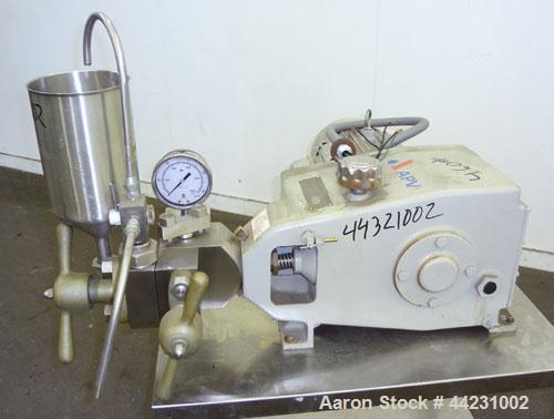 Used APV Gaulin Homogenizer, Model 15MR-8TBA, 316 Stainless Steel. Ca