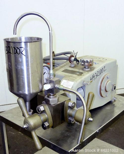 Used APV Gaulin Homogenizer, Model 15MR-8TBA, 316 Stainless Steel. Ca
