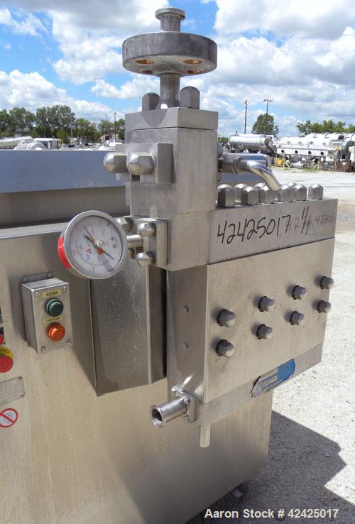 Used APV Rannie 37 Homogenizer, Model P30.81, 2205 Stainless Steel. C