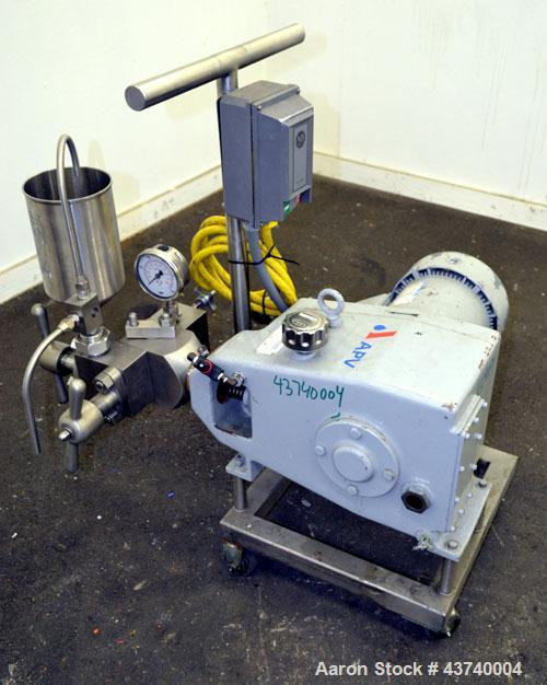 Used APV Gaulin Laboratory Homogenizer, Model 15MR-8TA, 316 Stainless