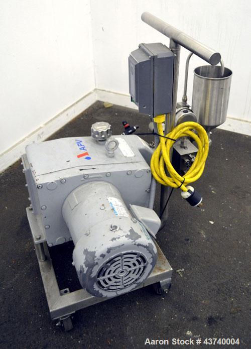 Used APV Gaulin Laboratory Homogenizer, Model 15MR-8TA, 316 Stainless