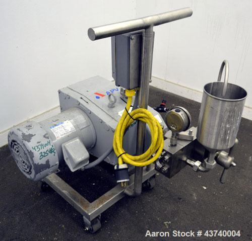Used APV Gaulin Laboratory Homogenizer, Model 15MR-8TA, 316 Stainless