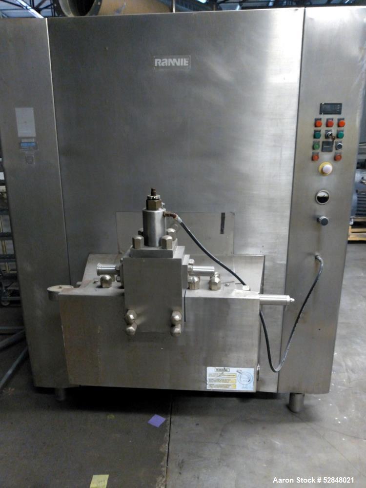 Used Rannie Homogenizer, Model BT, Type 40.120H. Capacity 1056.688 gp