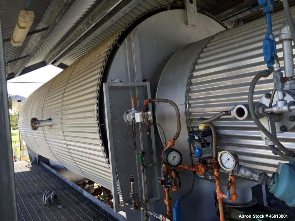 Used Callidius Tech Incinerator. Horizontal cylindrical saddle therma