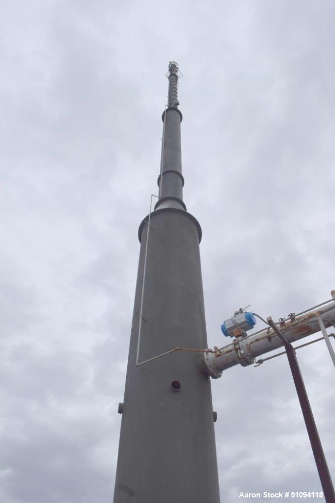 Used MRW Technologies Combustion Utility Flare Stack System. Includes