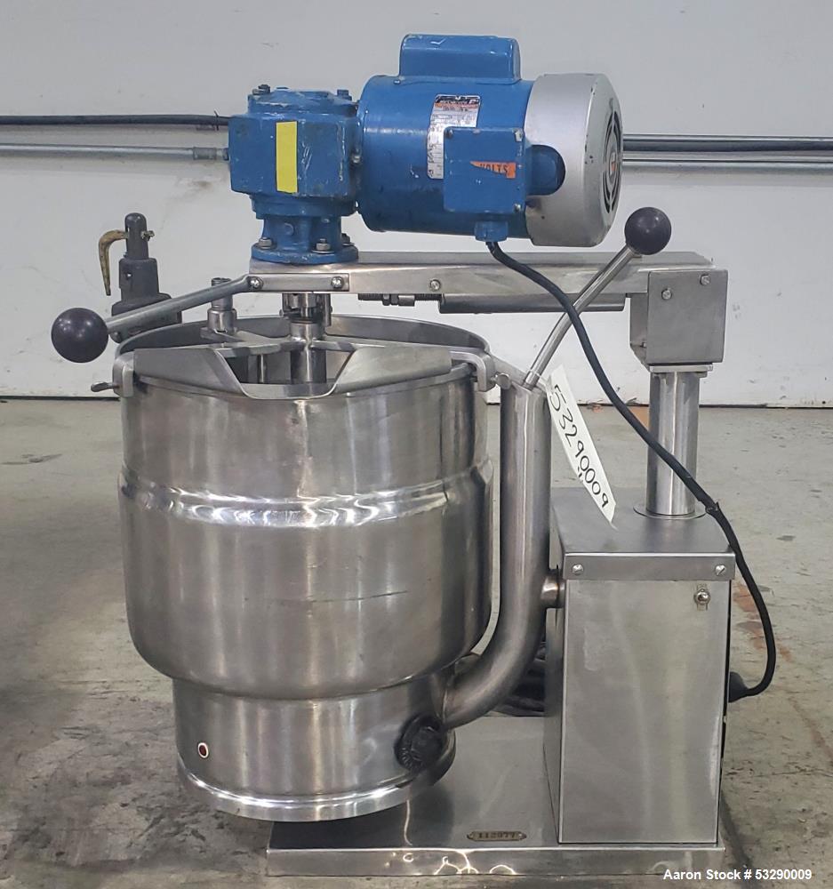 Used Groen Table Top Steam Jacket Mix Kettle, Model TDB/7-20, Stainle